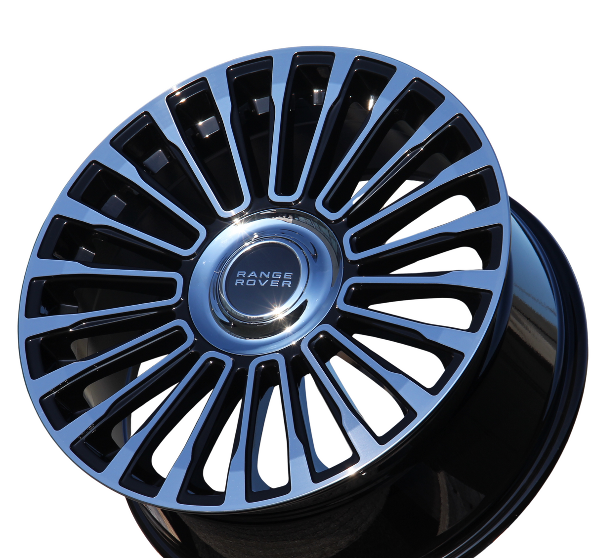 22" Machined Black Rims for All Range Rover Full Size HSE Sport LR4 LR ...