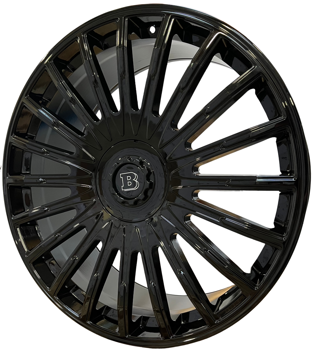 24" Inch Gloss Black Flowformed Rims Fit Mercedes G Wagon G550 G65 G63 ...